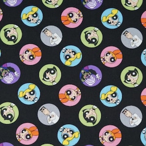 POWERPUFF Girls, Ponytail Scrub Cap, (3 Colour Options) Nurse Gift ...