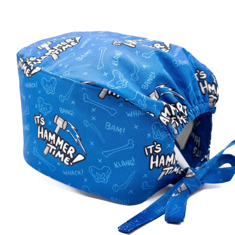 Men / Women Orthopaedic Surgical Cap, HAMMER TIME Ortho Scrub Cap ...