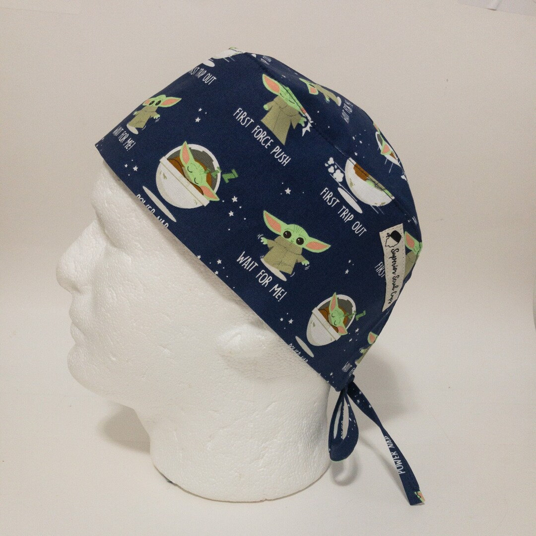 Men's / Women's STAR WARS Inspired, Anesthesia Scrub Cap, Tie-back ...