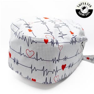 Men / Women Cardiac Vascular Surgical Cap, Heart Surgeon Cap, Cardiac ...