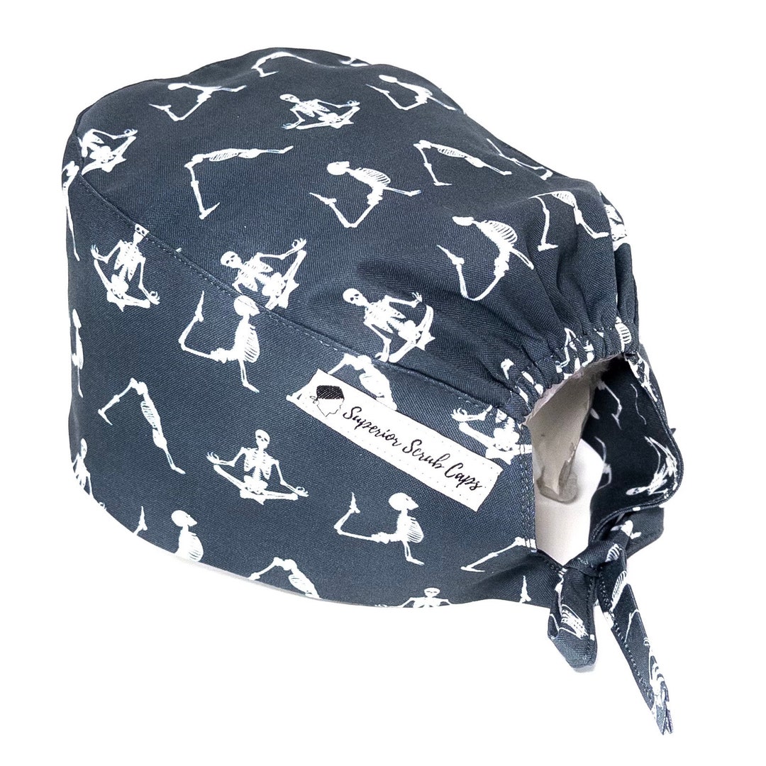 Ortho Surgical Cap, YOGA BONES, Skullcap Tie-back - Superior Scrub Caps ...