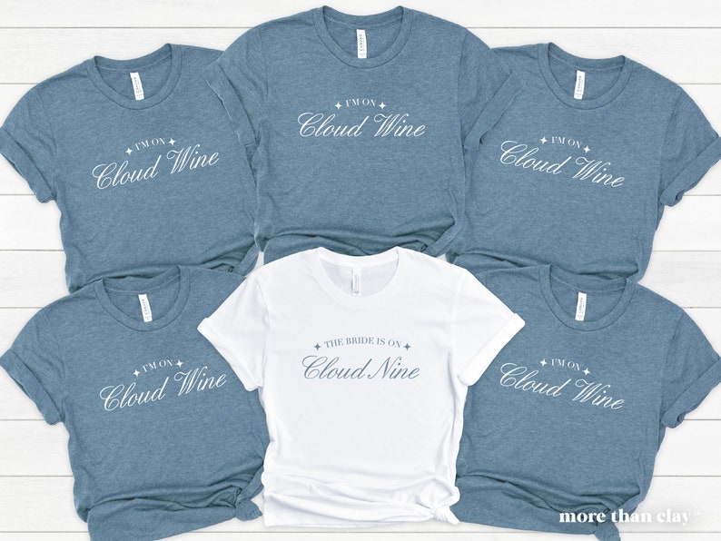 Cloud Nine Svg, Cloud Wine Svg, Bachelorette Party Shirt Svg ...