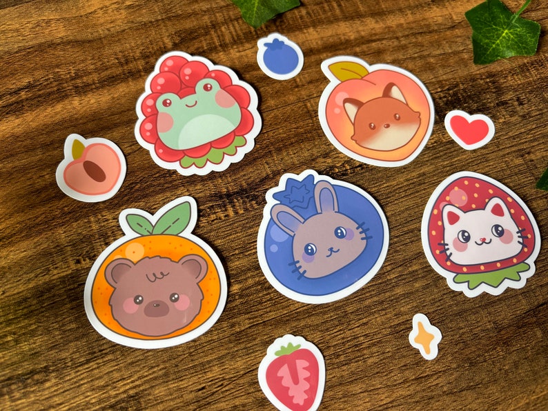 Kawaii Sticker Packs - Etsy