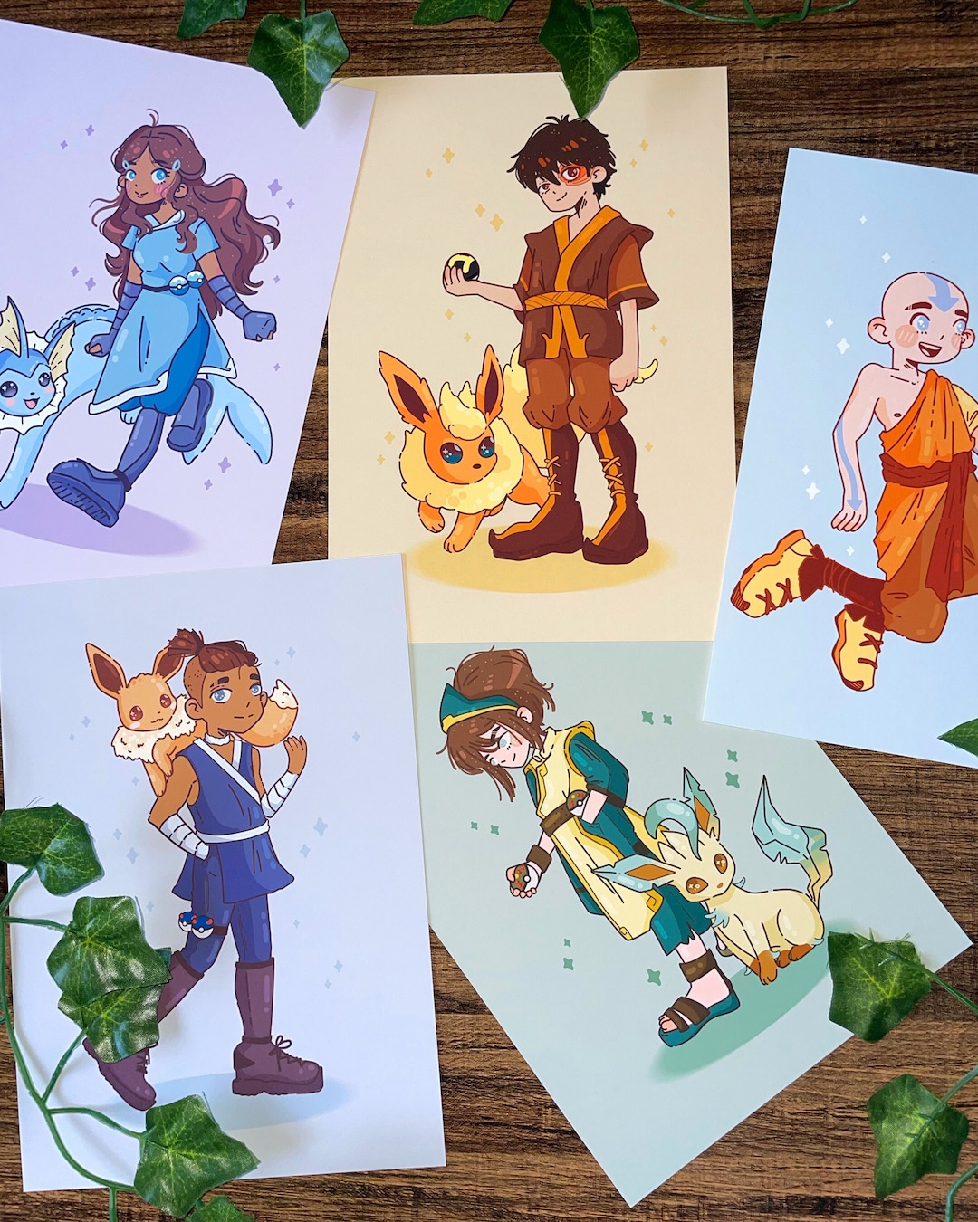 Avatar Pokemon Prints - Etsy