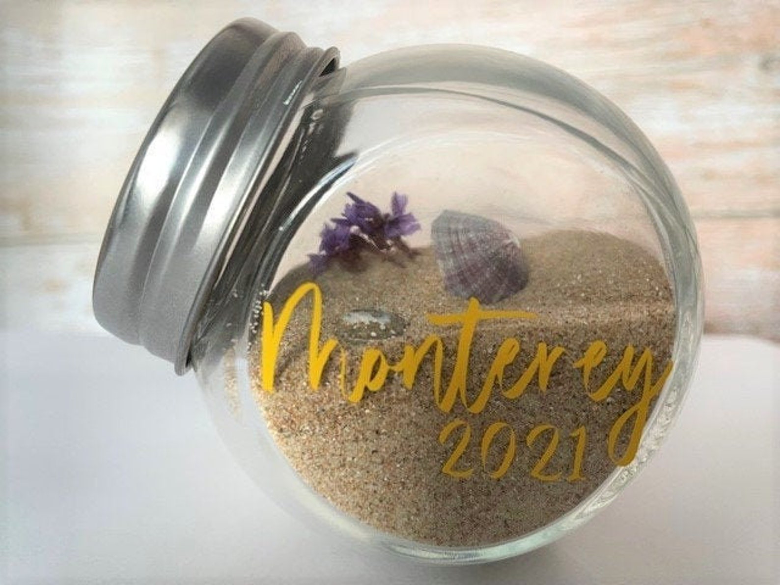 Personalized Vacation Sand Jar, Honeymoon Keepsake, Unique Wedding ...