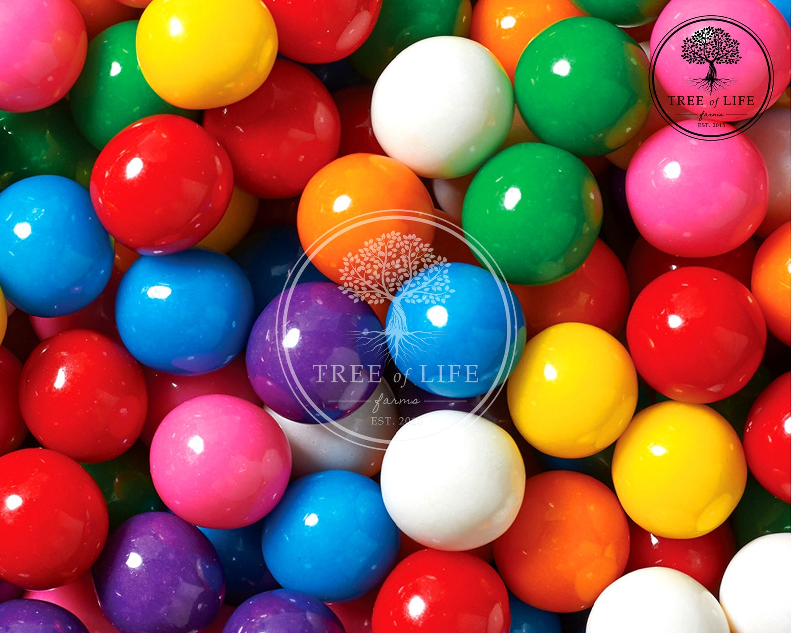 Bubble Gum Balls Gumballs Rainbow Candy Bubble Gum Candy - Etsy