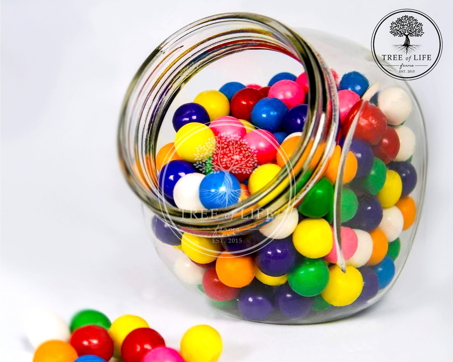 Bubble Gum Balls Gumballs Rainbow Candy Bubble Gum Candy - Etsy