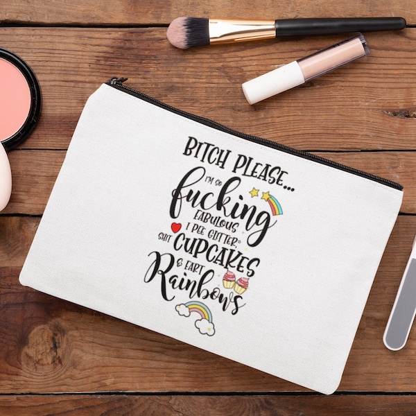 Funny Makeup Bag - Etsy