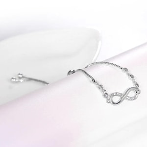 Infinity Bracelet, Couples Bracelet, Love Knot Bracelet, Best Friend ...