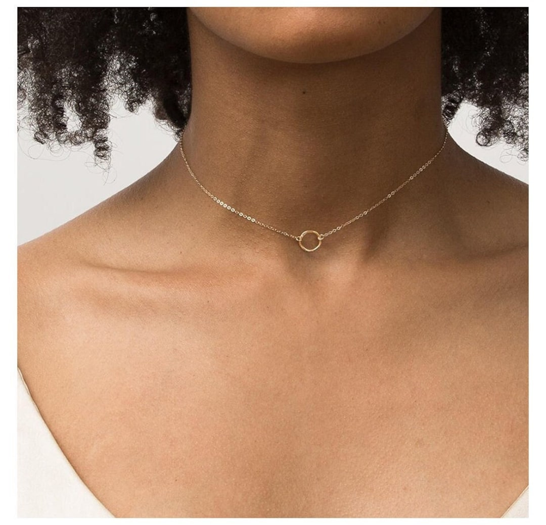 O Ring Choker Christmas Gift, Discreet Day Collar Gift for Her ...