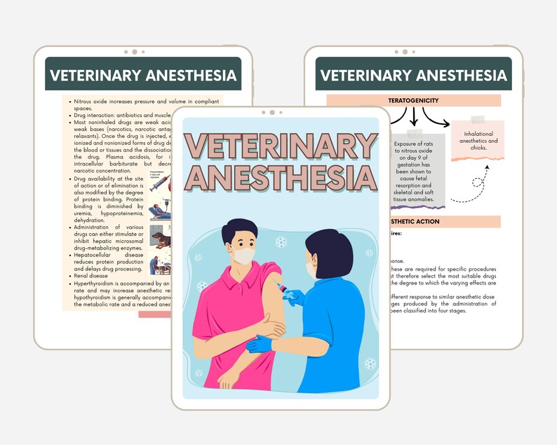 Veterinary Anesthesia Study Guide Vet Tech Notes Vet Nurse Anesthesia ...