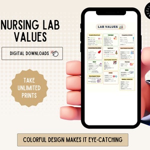 Lab Value Template - Nursing Cheat Sheet - Lab Values - Lab Value ...