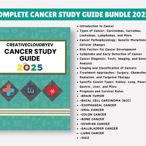 Cancer Study Guide, Nursing Study Guide, Oncology Nursing Notes ...