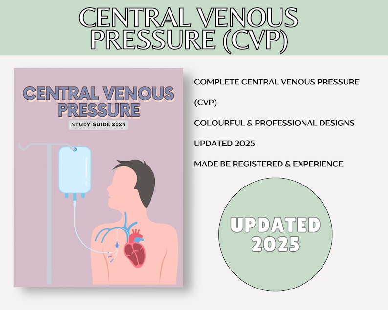 CVP Cheat Sheet, CVICU Nurse Notes, Central Venous Pressure Cheat Sheet ...