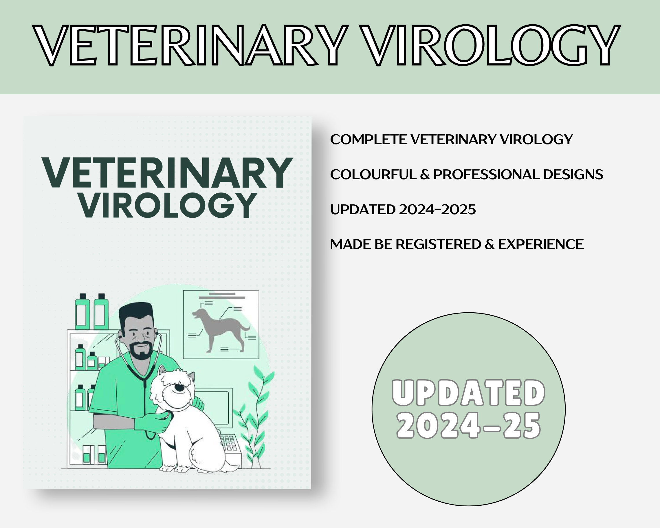 BEST SELLING 240 Pages Vet Tech Notes, Vet Med Study Guide, VTNE Prep ...