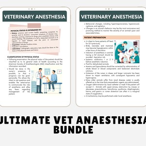 Veterinary Anesthesia Study Guide Vet Tech Notes Vet Nurse Anesthesia ...