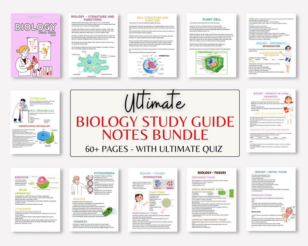 Ultimate Biology Notes 2025 Perfect for Students to Learn and Succeed ...
