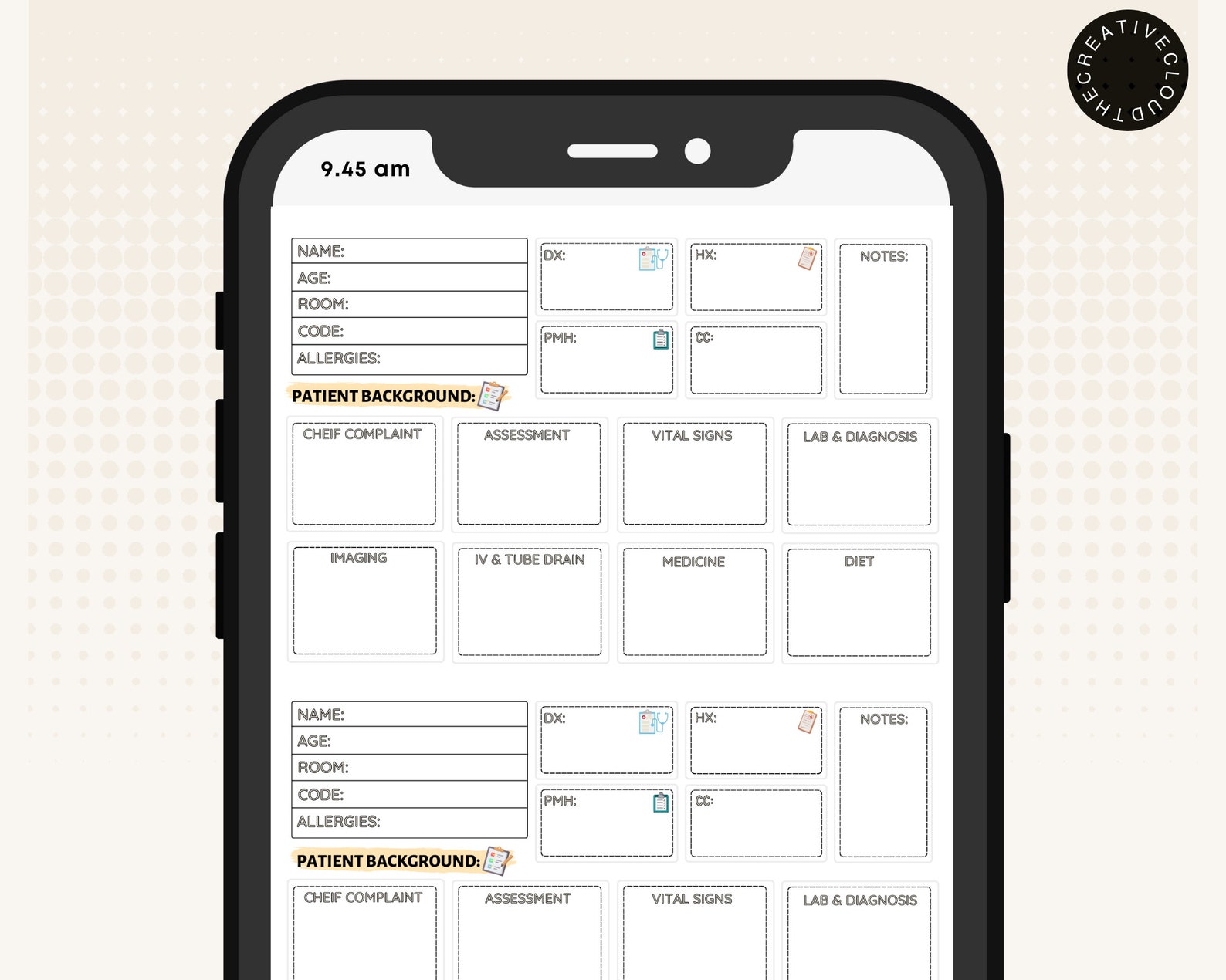 ER Nurse Report Sheet - ER Nurse Report - ER Report Sheet - Er Nurse ...