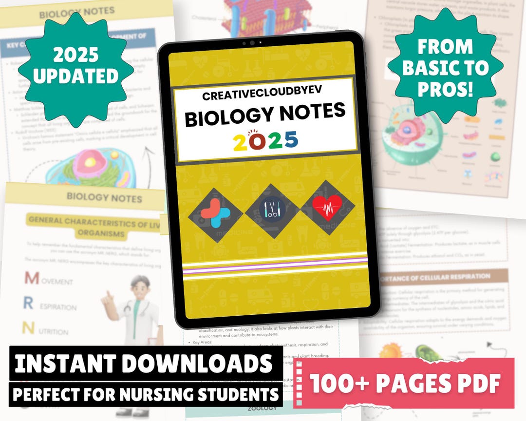 Ultimate Biology Notes 2025 Perfect for Students to Learn and Succeed ...