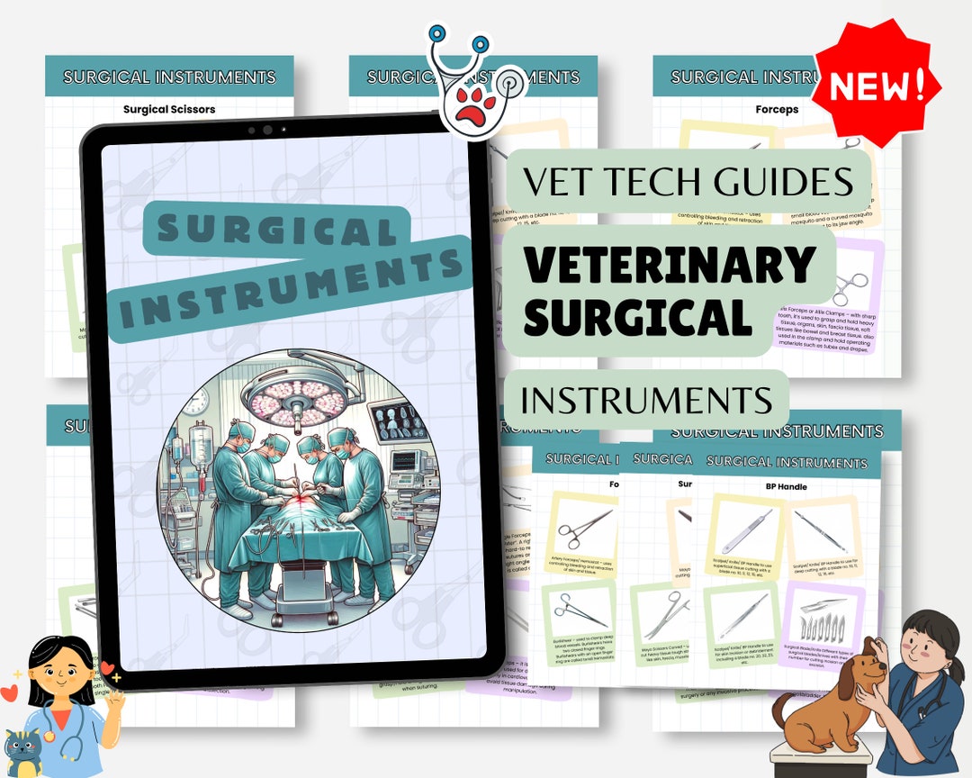 Vet Tech Surgical Instruments Guide, Veterinary Surgical Instruments ...