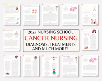 Cancer Med Surg Nursing Study Notes - Etsy