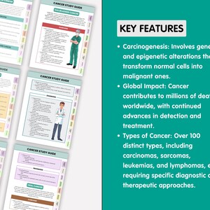 Oncology Nursing Study Guide, Cancer Types, Med Surg Notes (PDF & PNG ...
