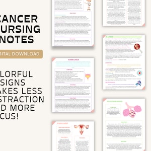 Cancer Study Guide, Nursing Study Guide, Oncology Nursing Notes ...