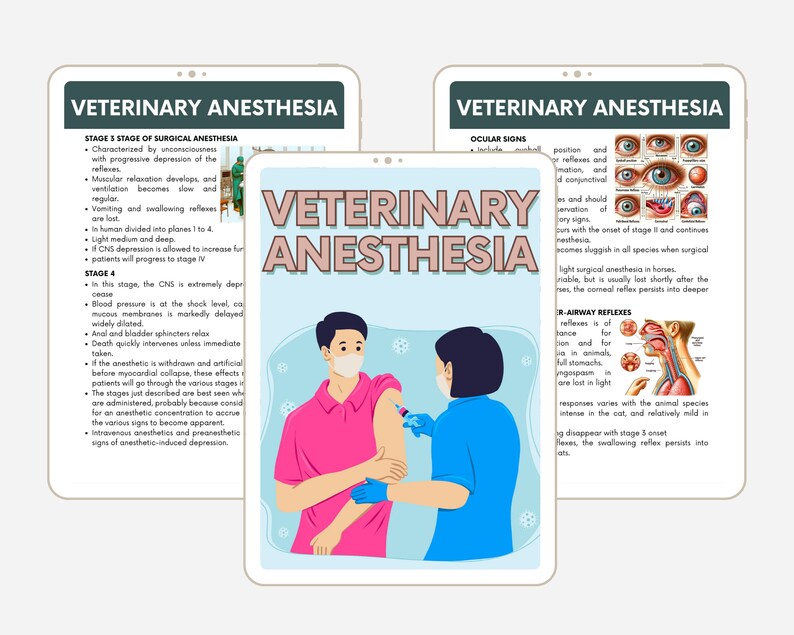 Veterinary Anesthesia Study Guide Vet Tech Notes Vet Nurse Anesthesia ...