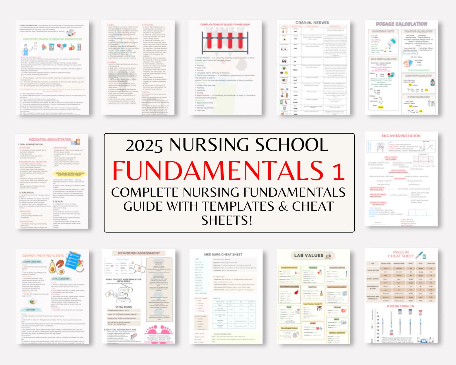 Advance Fundamental of Nursing Notes, Nursing Fundamentals, Nursing ...