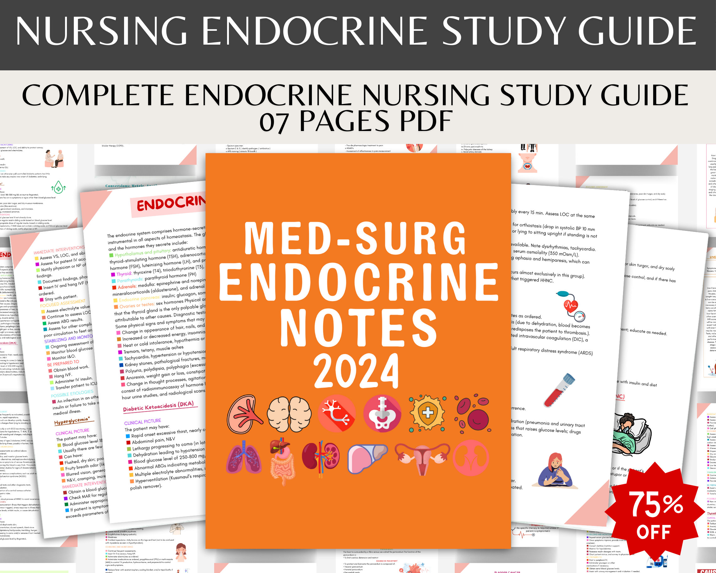 Endocrine System Nursing Study Guide, Endocrine Disorders, Endocrine ...