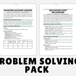 Comprehensive Problem-solving Therapy Bundle: Essential Tools and ...