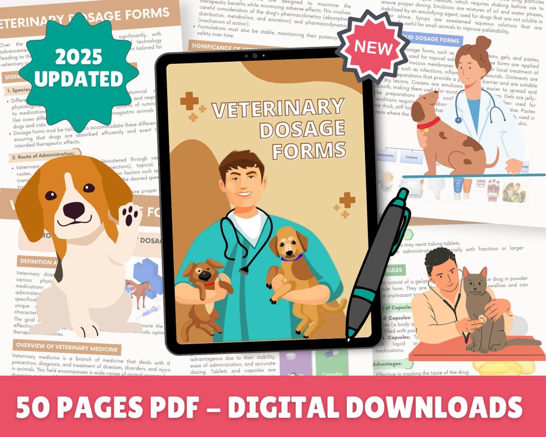 Vet Med Math Guide; Vet Notes for Vet Techs, Vet Students; Veterinary ...