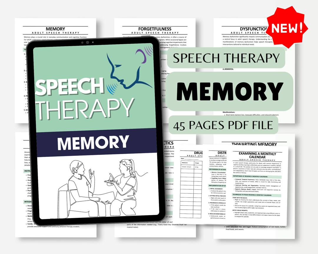 Memory Pack, PDF, Patient Handouts, Worksheets, Resources, Dementia ...