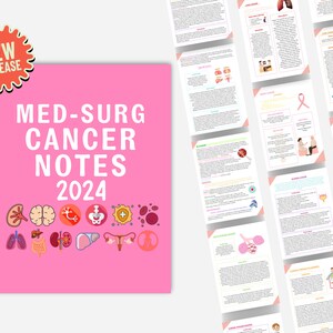 Cancer Study Guide, Nursing Study Guide, Oncology Nursing Notes ...