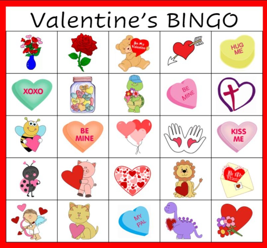 Valentine Day Bingo Cards Editable Canva Templates 2025 10 Latest ...
