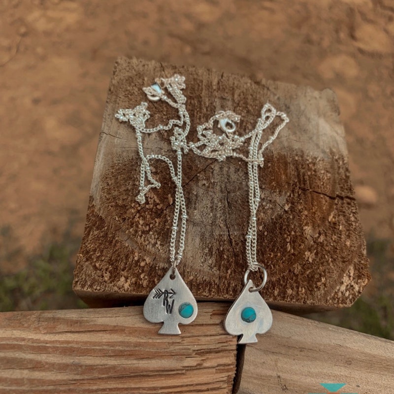 Spade Necklace - Etsy