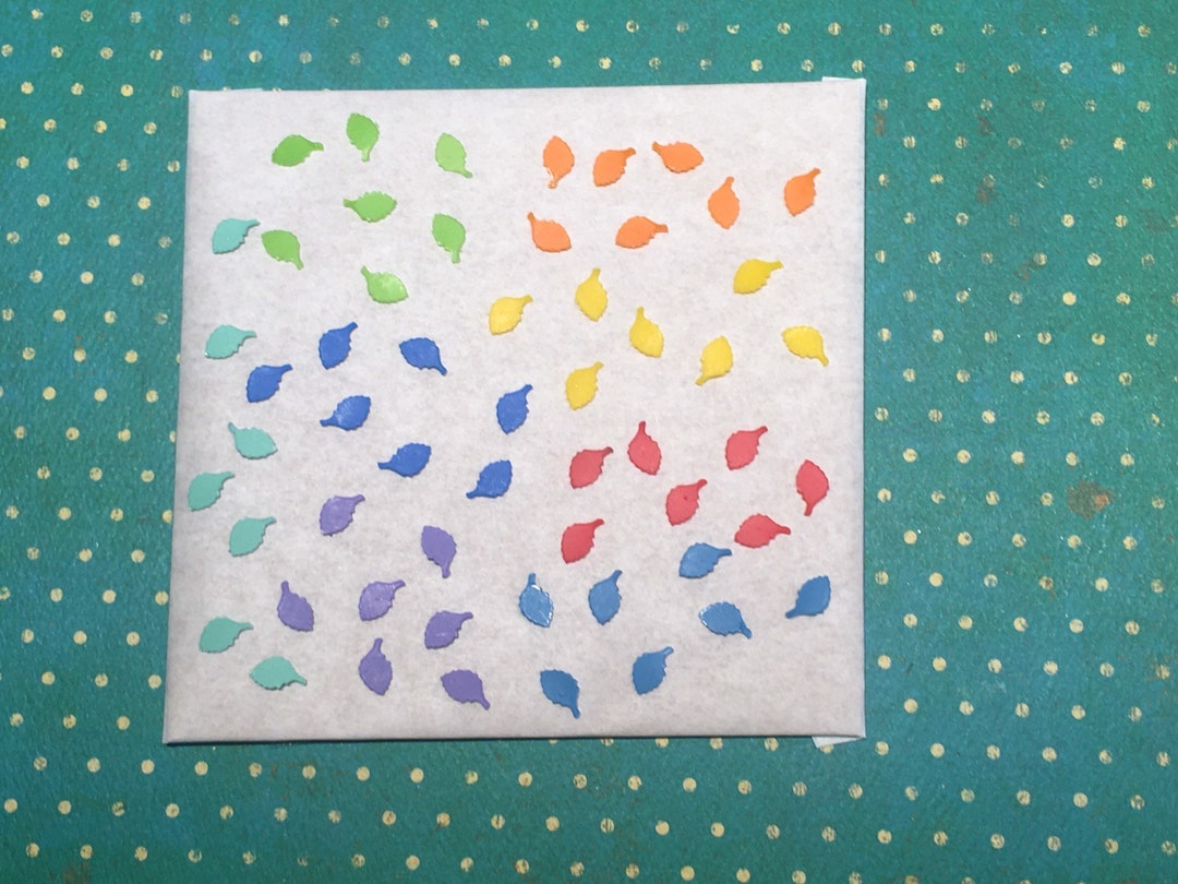 Hojas de cera arcoiris 1 cm 56 piezas en un SET - Etsy España