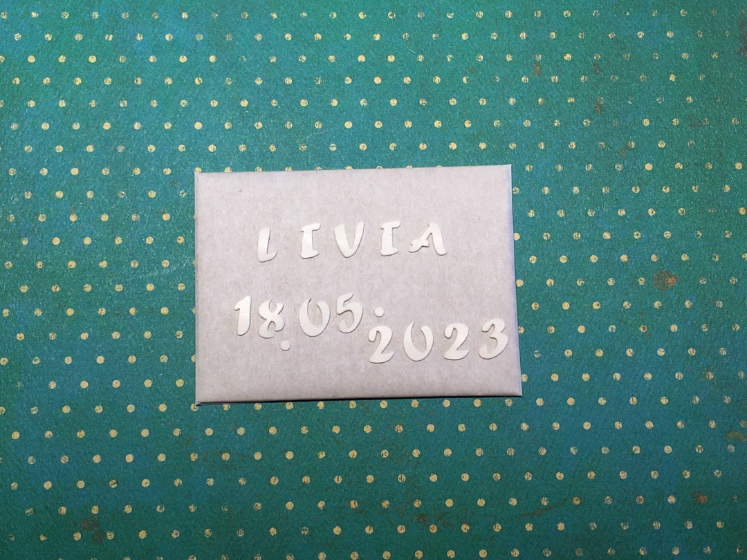 Wax Letters and Numbers 1 Cm Ivory - Etsy