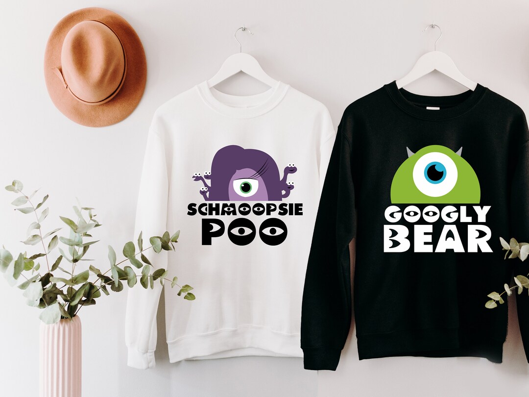 Googly Bear and Schmoopsie Poo Couple Sweatshirts, Monsters Inc ...