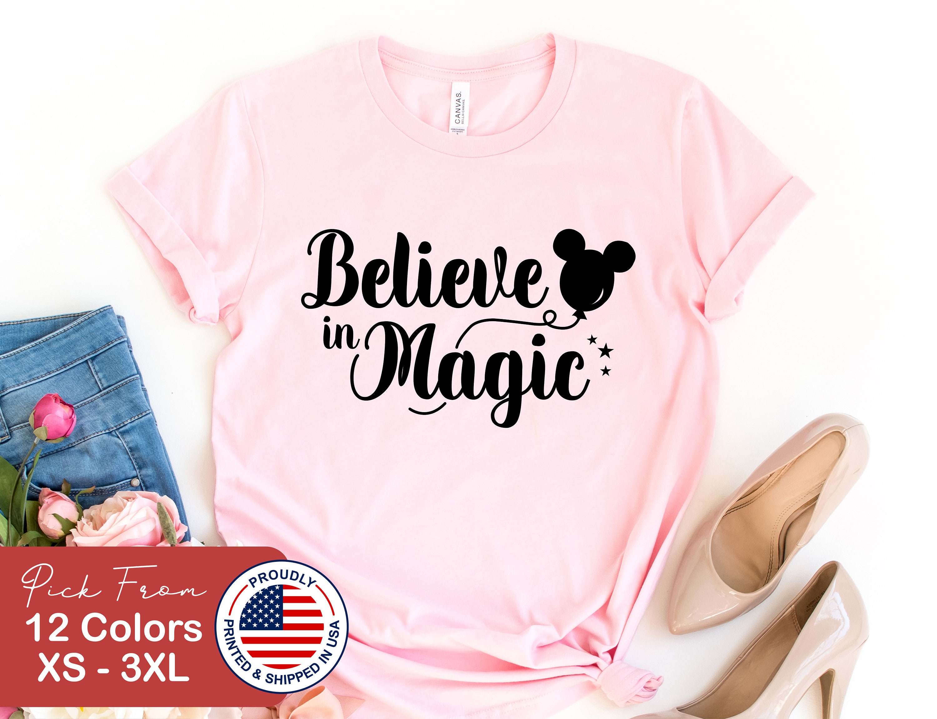 Believe in Magic Shirt Disney Shirts Disney Shirts for - Etsy