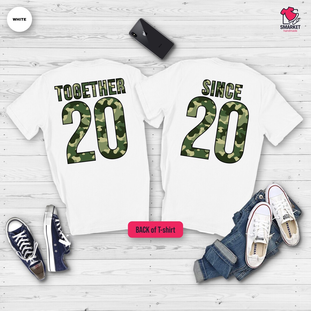 Anniversary Gifts, Together Since Shirts, Anniversary Gift Ideas ...