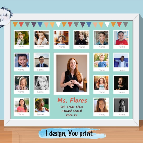 School Photo Display - Etsy