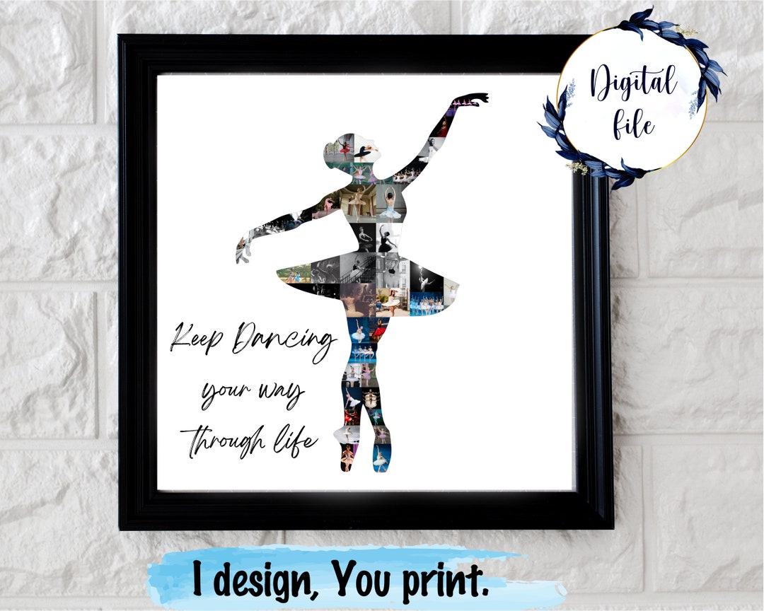 Custom Dance Teacher Gifts, Personalised Dancer Photo Collage Gift ...