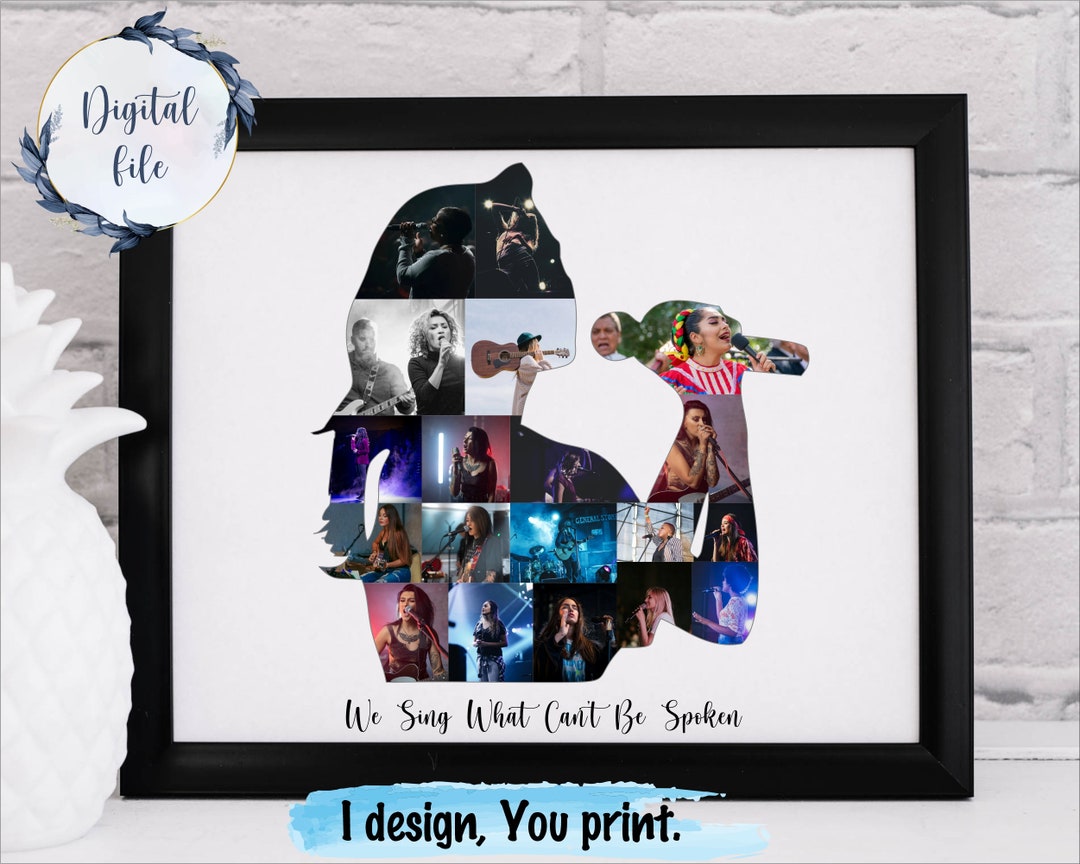 Custom Singer Gifts, Vocal Coach Unique Gift Ideas, Singer Photo ...