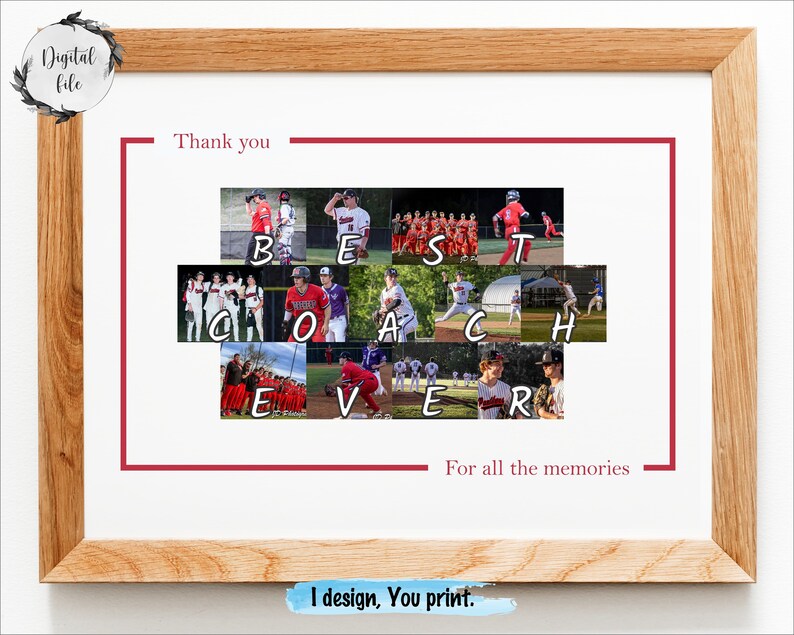 Coach Custom Collage Frame Gift End of Season Coach - Etsy