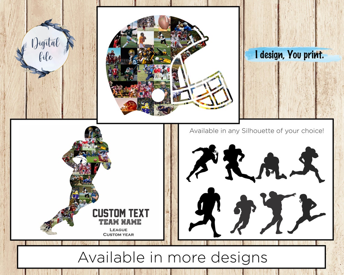 American Football Coach Thank You Gift Collage Football - Etsy