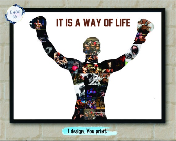 Boxing Photo Collage Gift Custom Gift for Boxer Boxing - Etsy