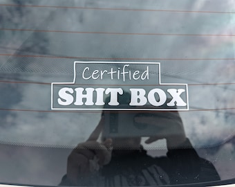 Shit Box Car Decal - Etsy