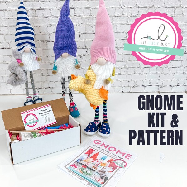 Standing Gnome Pattern - Etsy