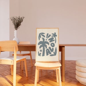 Retro Aloha Poster, Hawaii Inspired Wall Art, Vintage Living Room ...